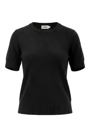 NOTSHY Short-sleeve Cashmere Sweater - Black