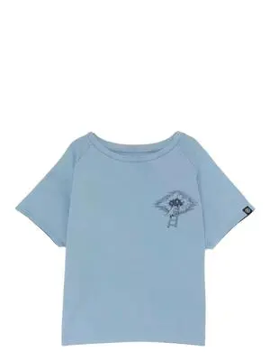 AGNES B. Graphic Print T-shirt - Blue