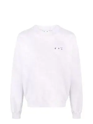 Off-White Logo Print Sweatshirt - Grey
