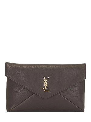 Saint Laurent Saint Laurent Large Envelope Pouch Bag Santal