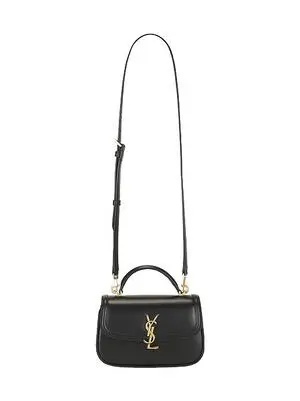 Saint Laurent Saint Laurent Mini Solferino Top Handle Bag Nero