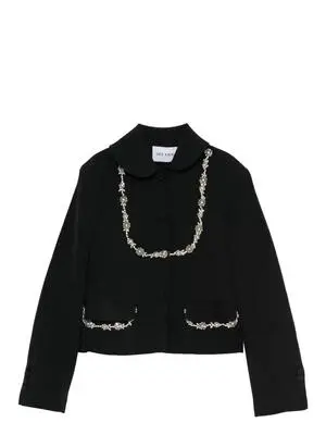 Dice Kayek Embellished Jacket - Black