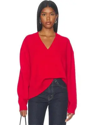 ANINE BING Lee Cashmere Sweater - Red