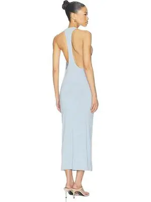 EB DENIM Racer Tank Maxi Dress - Blue