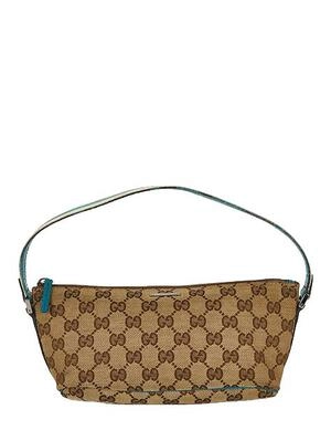 FWRD RENEW Gucci Gg Boat Pochette Shoulder Bag - Brown