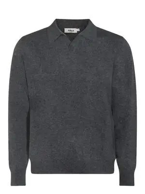 Altea Altea Spread-Collar Sweater In Virgin Wool Grey
