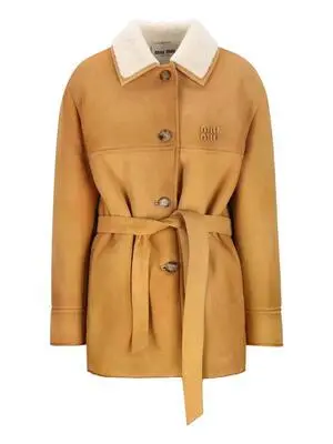MIU MIU Miu Miu Shearling Jacket