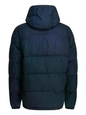 Polo Ralph Lauren Hooded Down Coat With Embroidered Logo - Blue