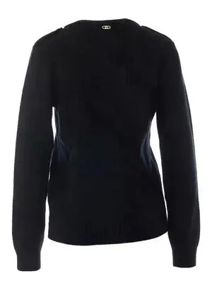 Liu Jo LIU JO Button Shoulder Sweater Black