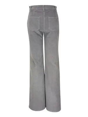 NILI LOTAN High-waisted Wide-leg Trousers - Grey