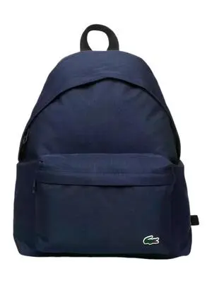 Lacoste Croc Logo-patch Backpack - Blue