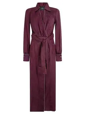 JOHN RICHMOND John Richmond Jacquard Pattern Rhinestone Embellished Maxi Dress