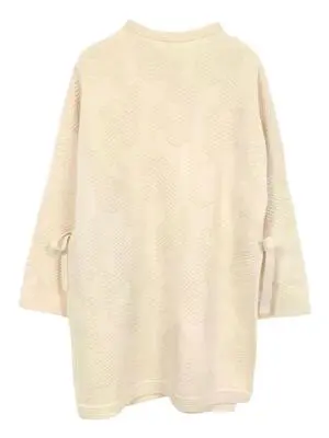 HERMÈS Hermès H Pattern Knit Poncho Coat