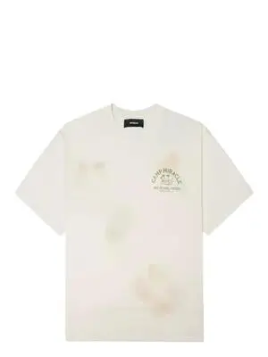 NAHMIAS Camp Miracle Graphic-print Boxy-fit T-shirt - Neutrals