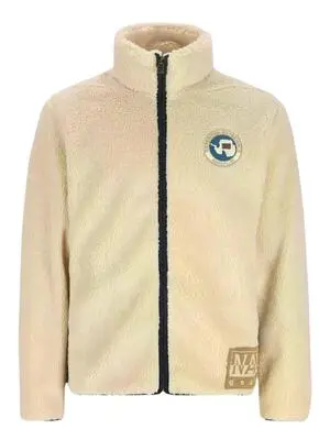NAPAPIJRI Fleece Zip-up Sweater - Neutrals