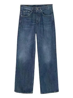 DONDUP Jacklyn Faded-wash Wide-leg Jeans - Blue