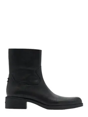 COACH Coach Logo-Plaque Ankle Boots