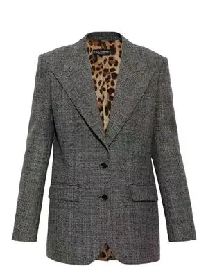DOLCE & GABBANA Single-breasted Wool Blazer