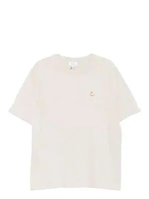 Maison Kitsuné Chillax Fox Patch T-shirt - Neutrals
