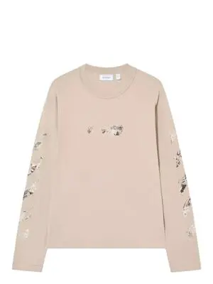 Off-White Spices Arrow Regular Long-sleeve T-shirt - Neutrals