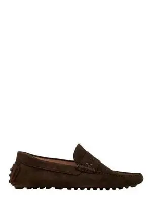 FORSA Ferdinand Suede Loafers - Brown