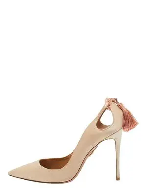 AQUAZZURA Tassel Detail Heeled Pumps - Neutrals
