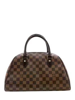 LOUIS VUITTON Damier Ribera Mm Handbag - Brown