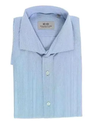 Corneliani Striped Long-sleeve Shirt - Blue