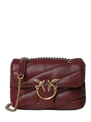 PINKO Quilted Love Birds Shoulder Bag