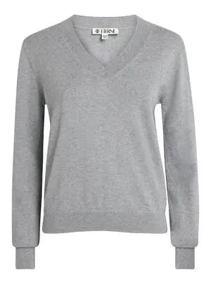 Eterne Cotton-cashmere Lennox Sweater - Grey