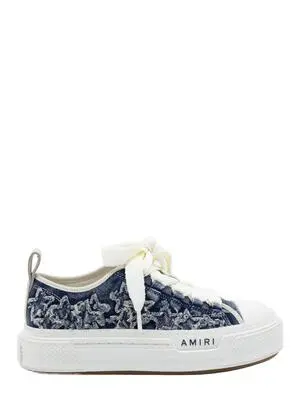 Amiri Stars Court Denim Sneakers - Blue