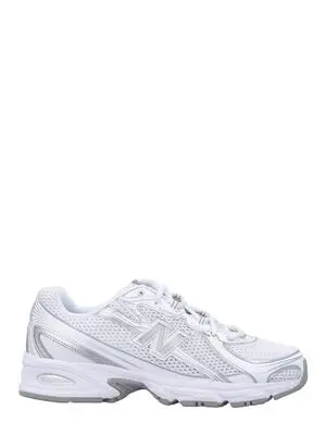 NEW BALANCE 740 Lace-up Mesh And Synthetic Leather Sneakers - White