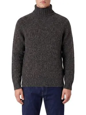 Brunello Cucinelli Brunello Cucinelli Slim Fit Cashmere And Silk Turtleneck Sweater Black