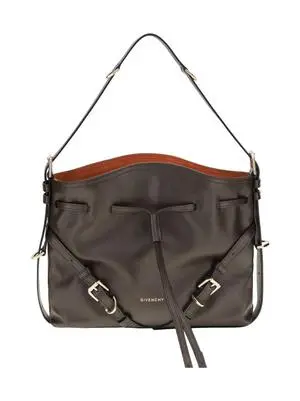 Givenchy Leather Drawstring Shoulder Bag - Brown