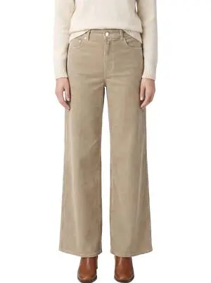 A.p.c. Wide-leg Corduroy Trousers - Brown