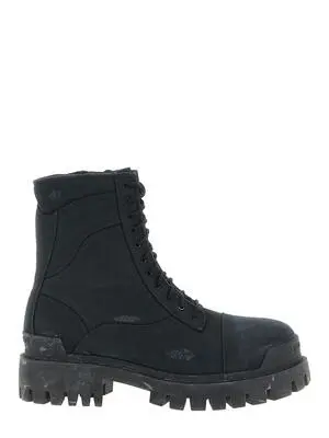 Balenciaga Combat Boots - Black