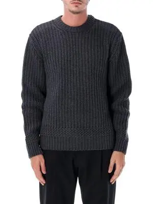 A.p.c. Recycled Wool Crew Neck Sweater - Grey
