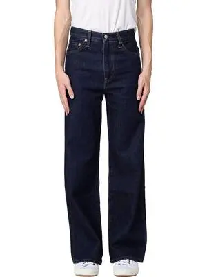 LEVI'S Ribcage High-Rise Wide Leg Jeans In Cotton Denim Grey
