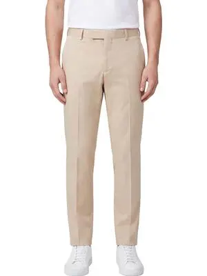 PT TORINO PT Torino Slim Fit Stretch Cotton Chino Trousers Sand