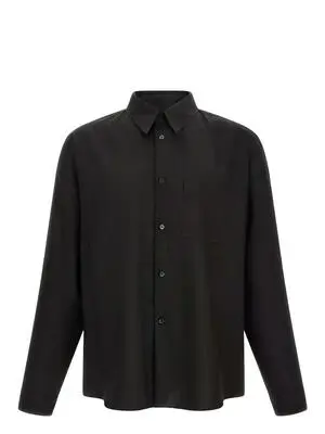Marni Patch-pocket Wool Shirt - Black