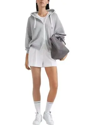 BRUNELLO CUCINELLI Brunello Cucinelli Open Knit Zip-Up Hoodie