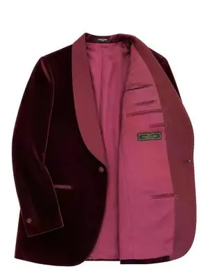 FRANZESE COLLECTION Oscar-winning Carpet Dinner Blazer - Red