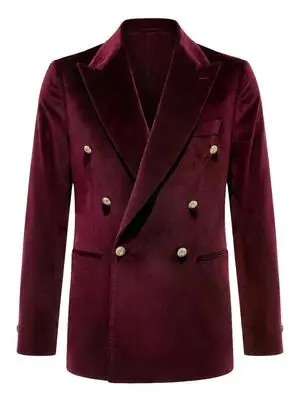 FRANZESE COLLECTION Oscar-winning Carpet Double-breasted Blazer - Red