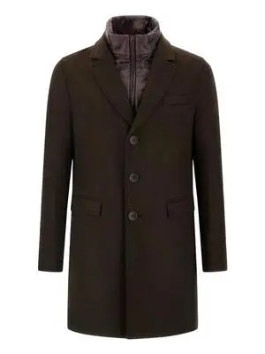 Herno Ultralight Single-breasted Coat - Brown