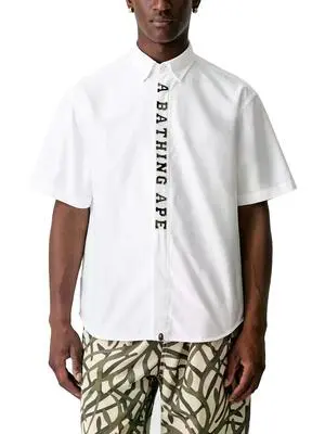 A BATHING APE 1st Camo Short-sleeve Shirt - White
