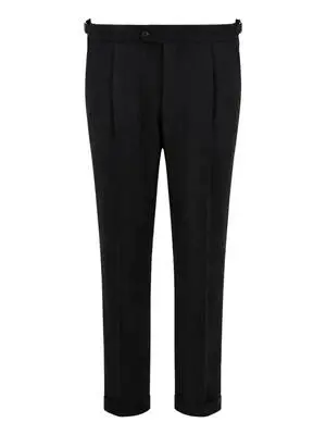 FRANZESE COLLECTION Stefano De Martino Tailored Trousers - Black