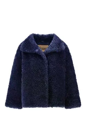 HERNO Herno Curly-Effect Faux-Fur Jacket