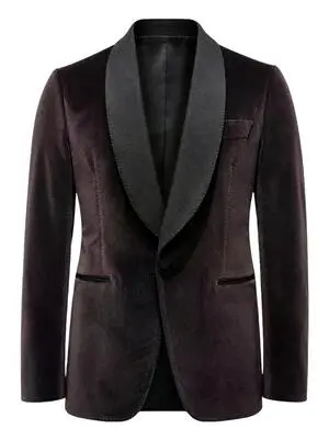 FRANZESE COLLECTION Oscar-winning Red Ccarpet Blazer - Brown