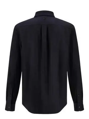 Herno Long-sleeve Gabardine Shirt - Blue