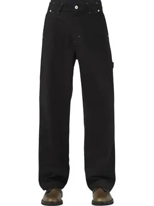 NICHOLAS DALEY Carpenter Straight-leg Jeans - Black